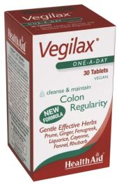 Health Aid Vegilax® 30vtabs - Φυτικός συνδυασμός για τη δυσκοιλιότητα ...